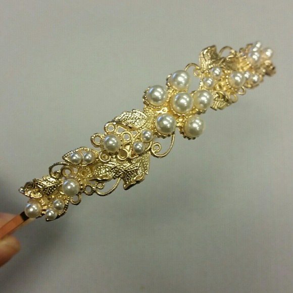 Anthropologie | Accessories | Vintage Pearls Headband | Poshmark